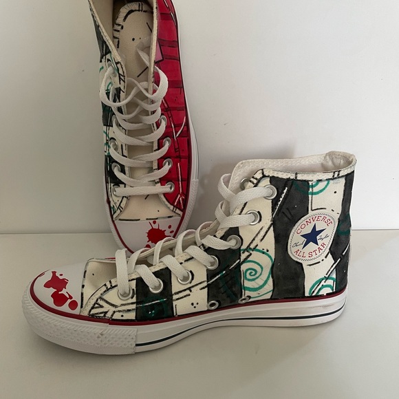 Converse | Shoes | Borderlands Mad Moxxi Inspired Canvas Converse All ...